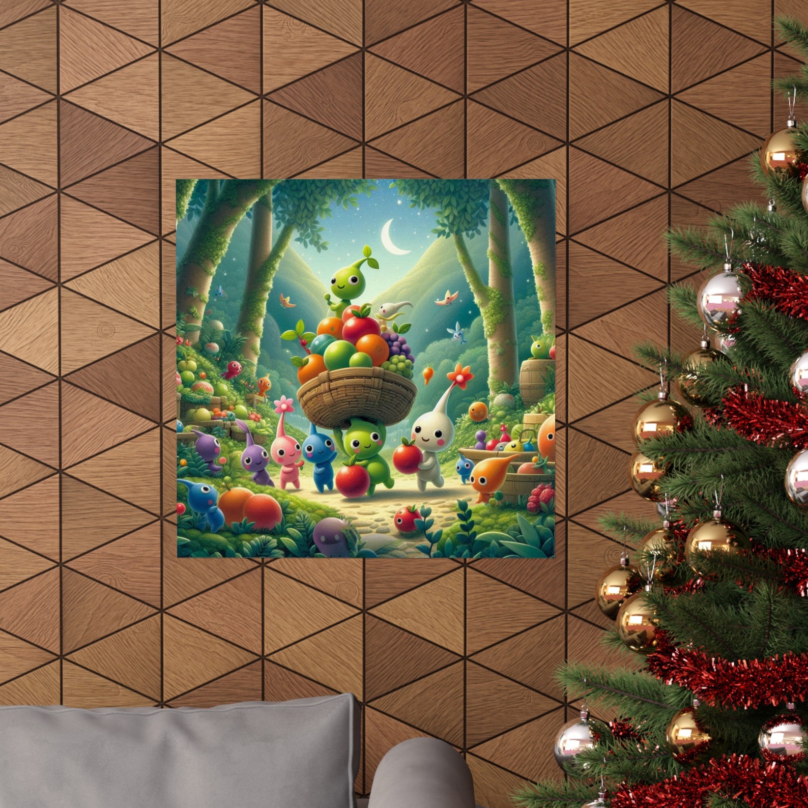 Pikmin Poster: Whimsical Woodlands - Etsy