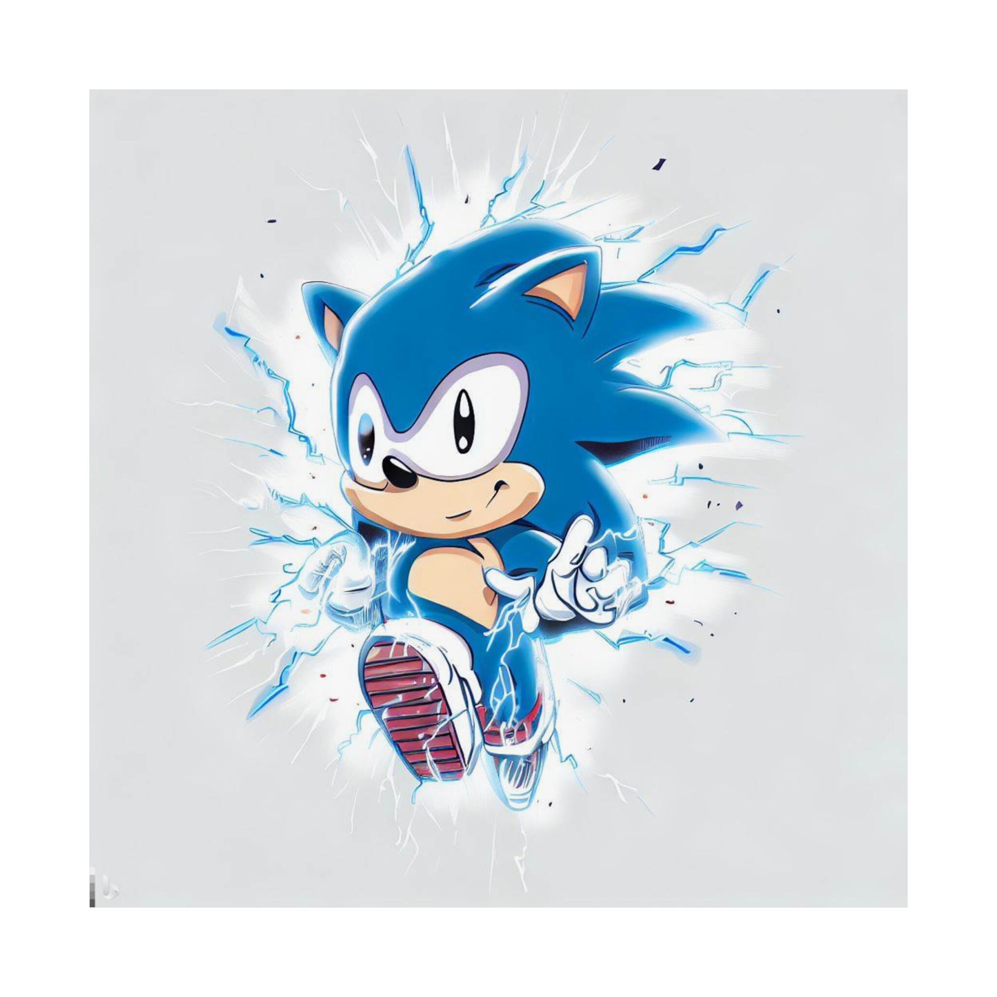 Sonic the Hedgehog Poster: Power Surge - Etsy