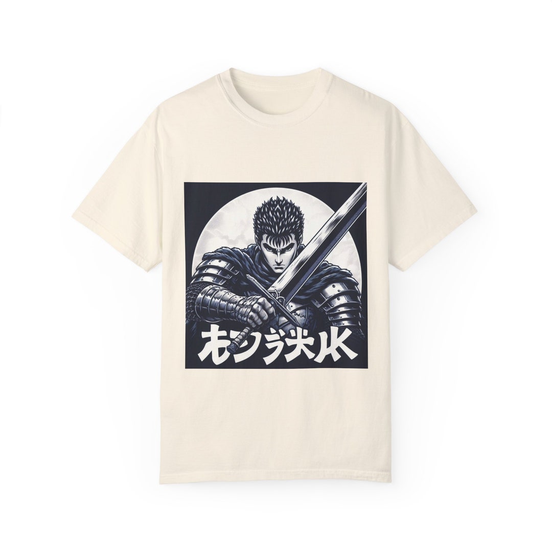 Guts Berserk T-shirt Iconic Anime & Manga Hero Ideal Gift for Otaku ...