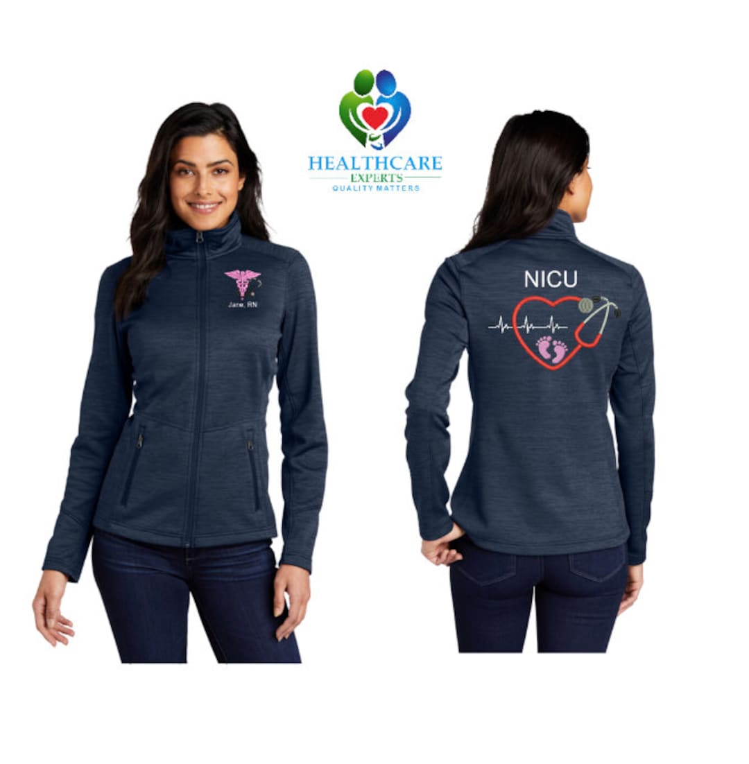 100% Embroidered Personalized NICU Jacket-custom Embroidered Design for ...