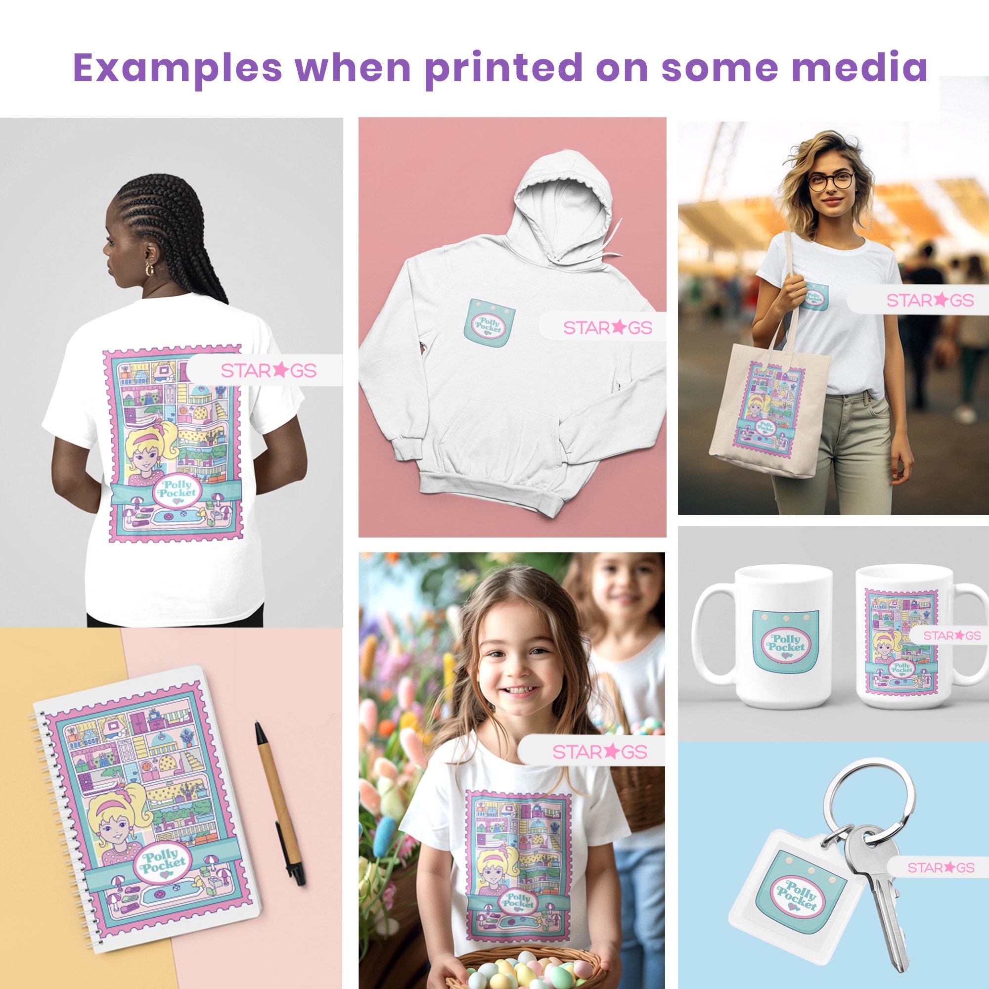 Vintage Polly Pocket Pool Party Digital Art (PNG Files) - Etsy