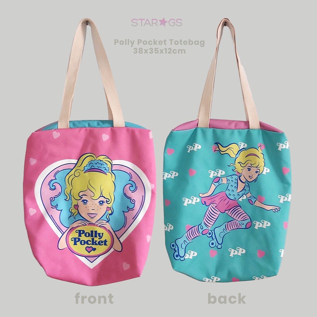 Polly Pocket Roller Skating Polly Totebag Fanmade Vintage Polly Pocket ...