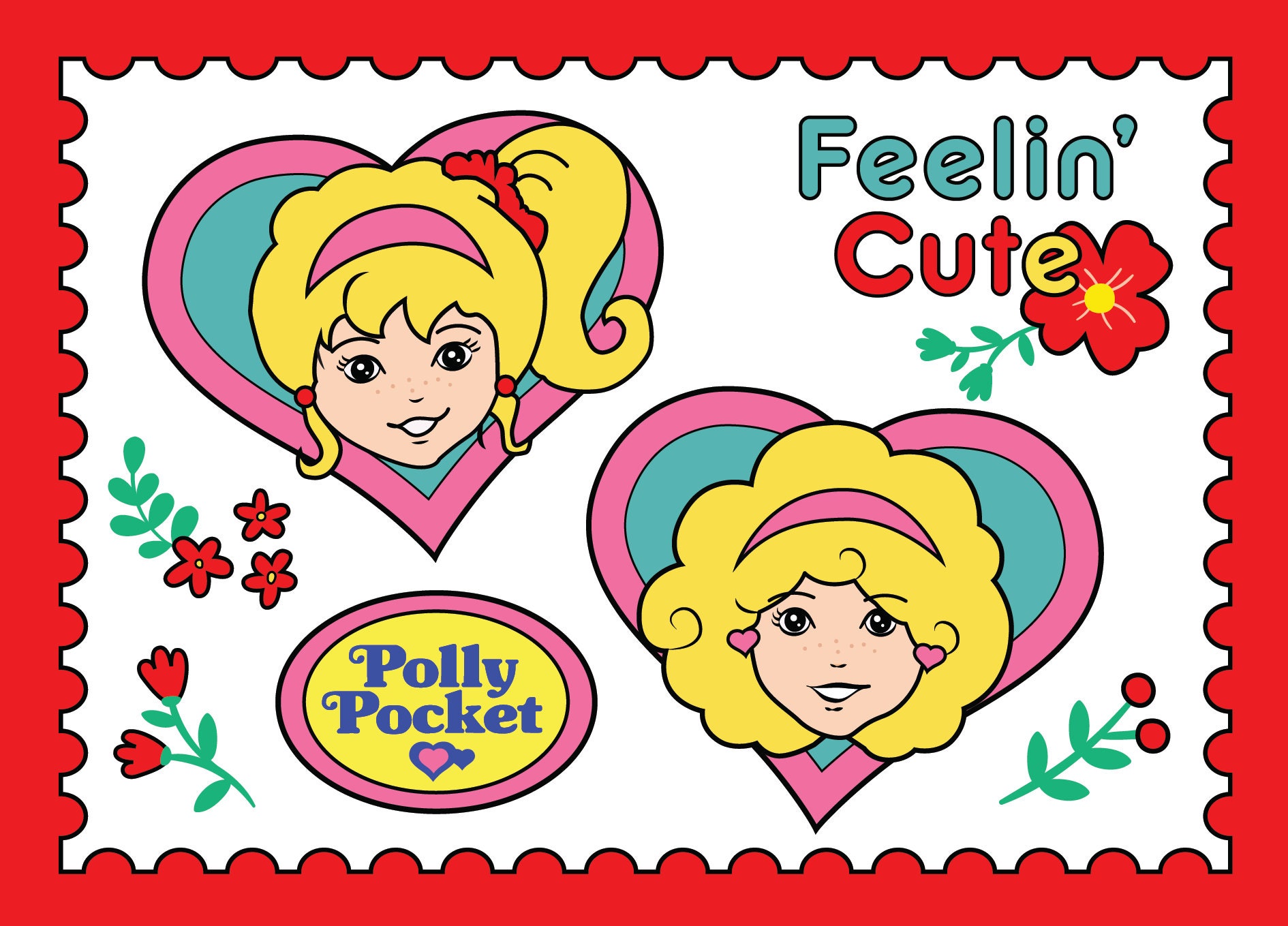 Polly Pocket Collectible Card Set Fanmade Vintage Polly Pocket ...
