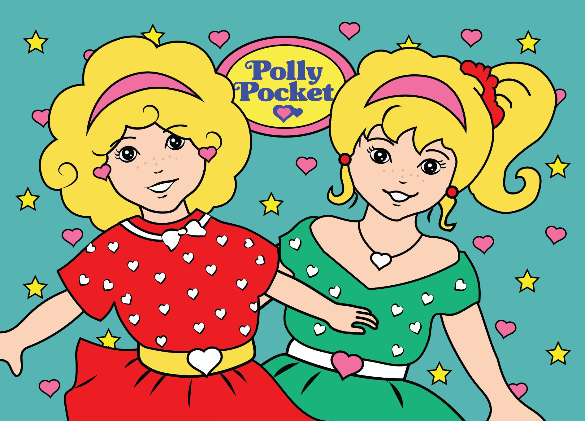 Polly Pocket Collectible Card Set Fanmade Vintage Polly Pocket ...
