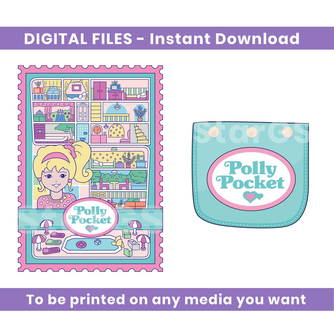 Polly Pocket Digital Art Files Instant Downloads to Be Printed on Any ...