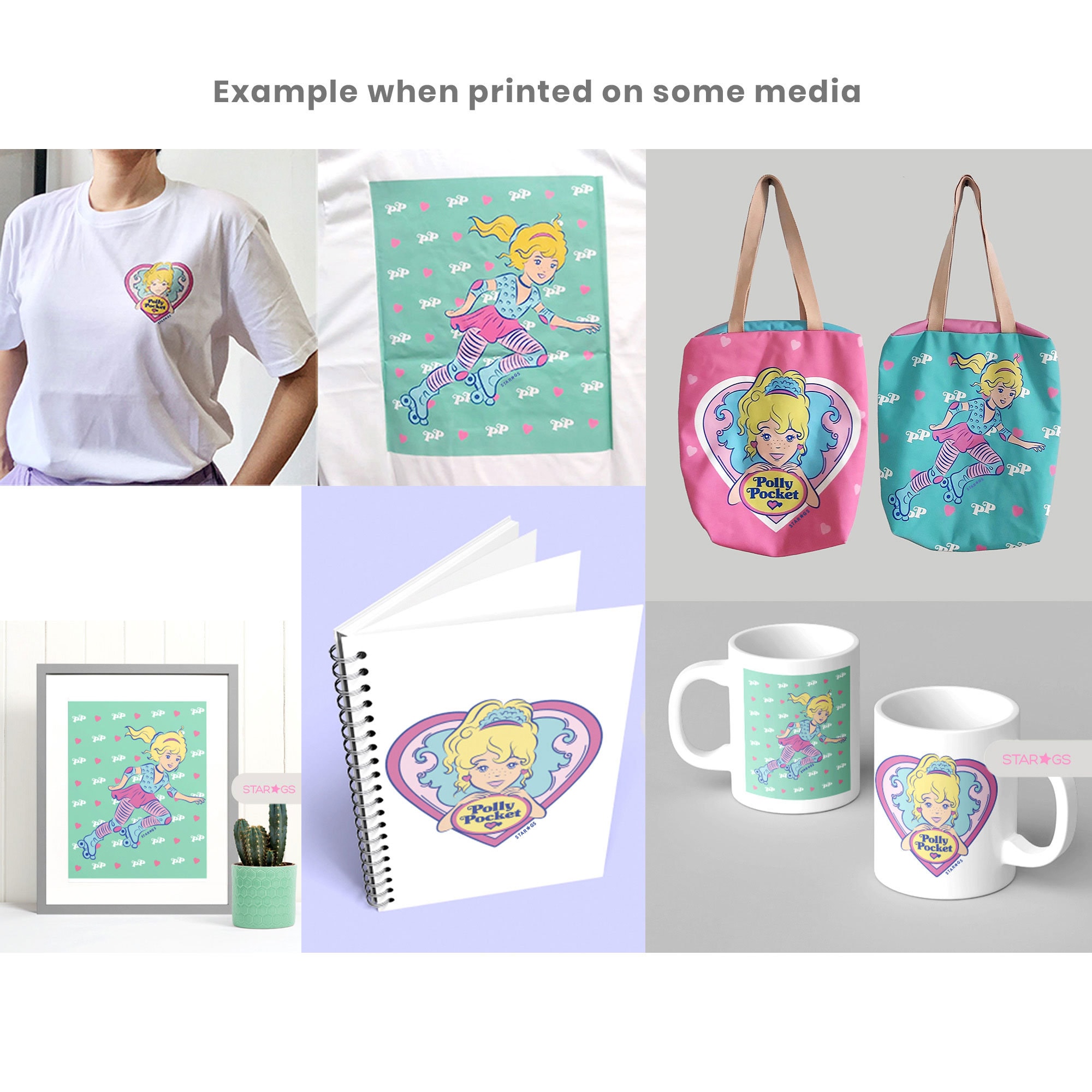 Vintage Polly Pocket Digital Art Files Instant Downloads to Be Printed ...