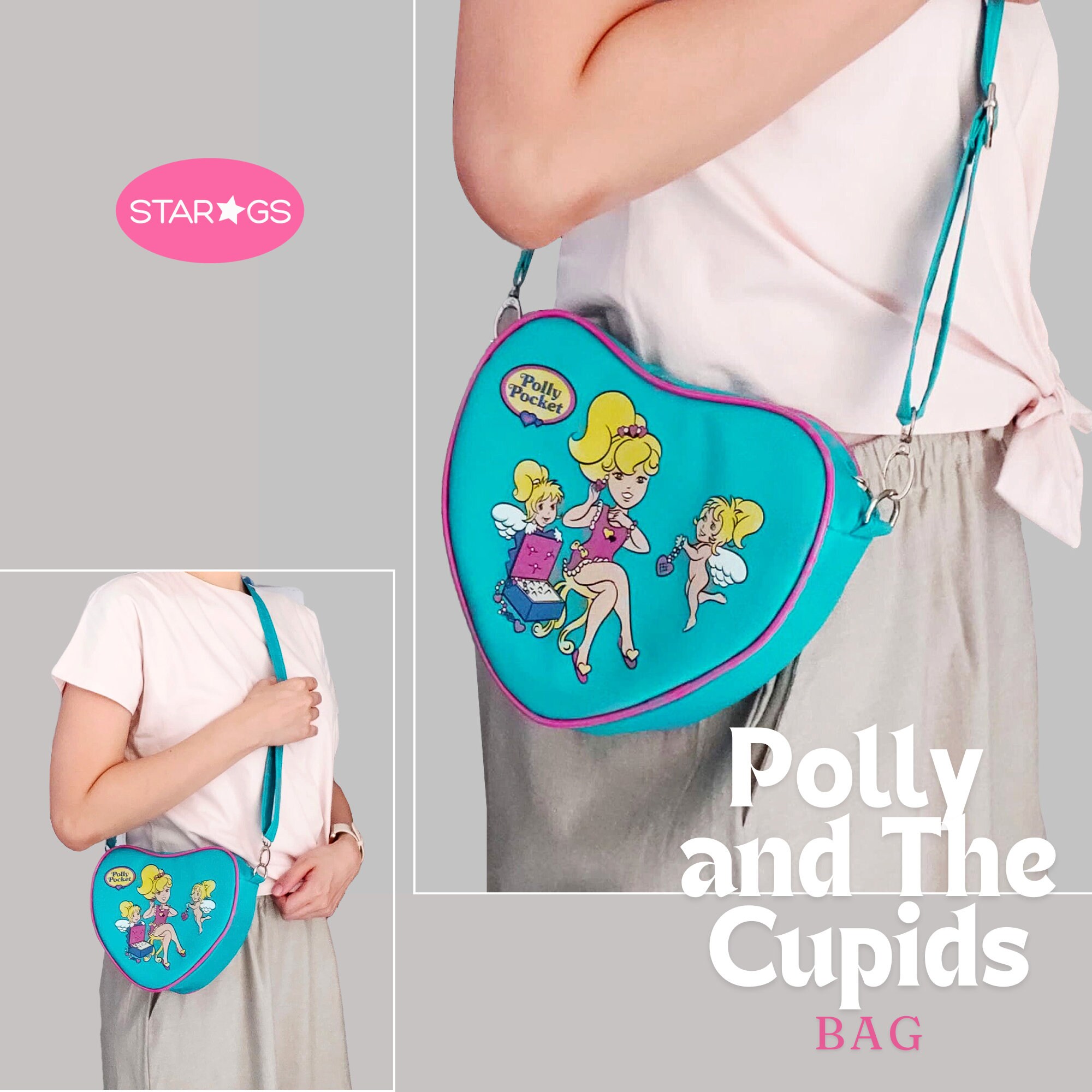 Polly & the Cupids Sling Bag Fanmade Vintage Polly Pocket Merchandise ...