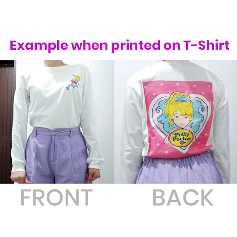 Vintage Polly Pocket Digital Art Files Instant Downloads (to Be Printed ...