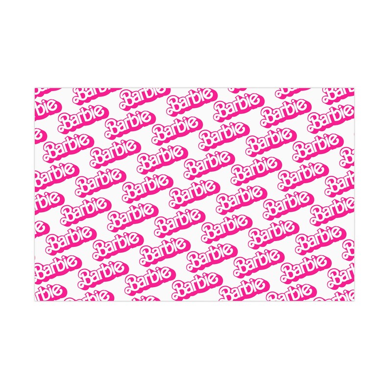 Barbie Gift Wrap - Etsy
