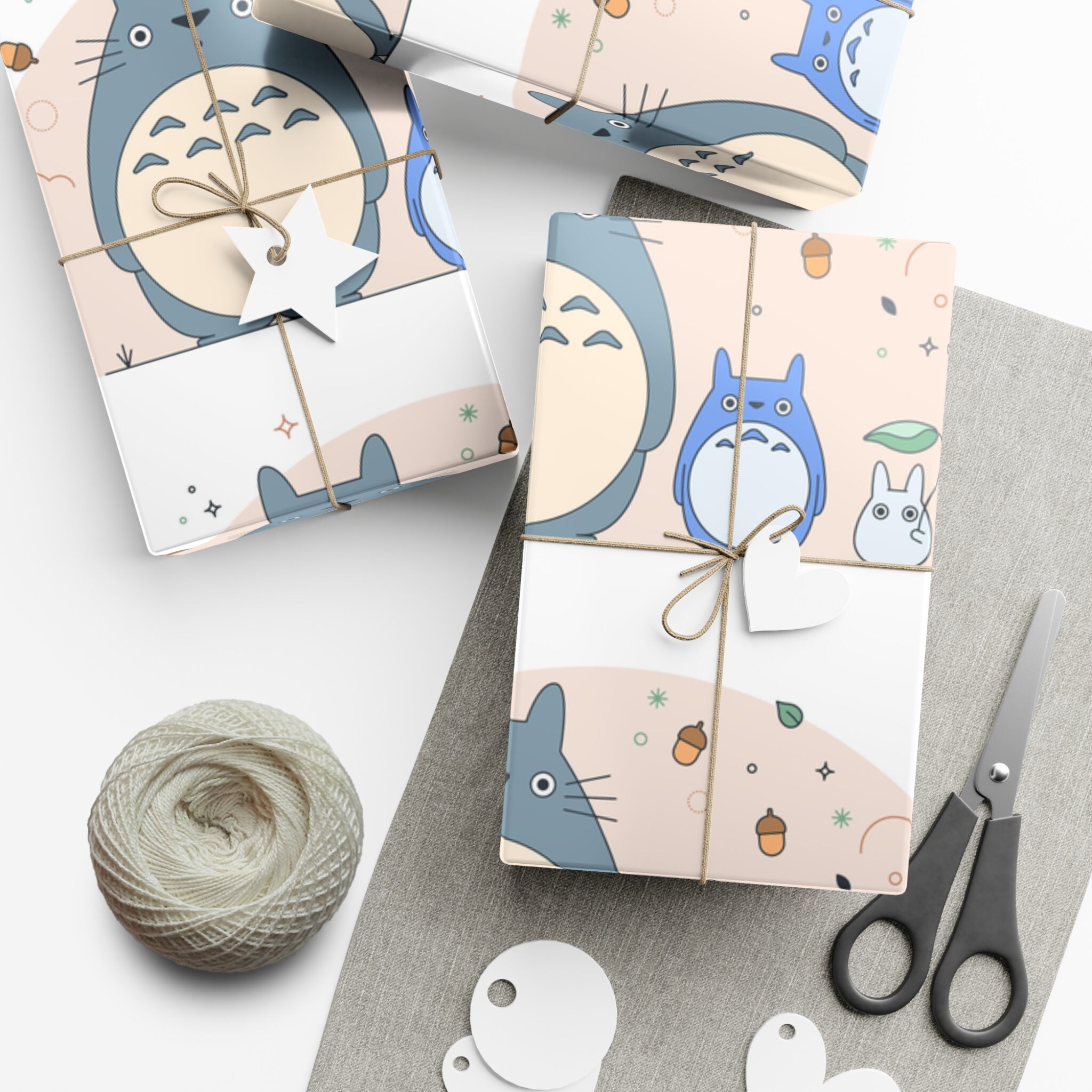 Totoro-themed Gift Wrap - Etsy