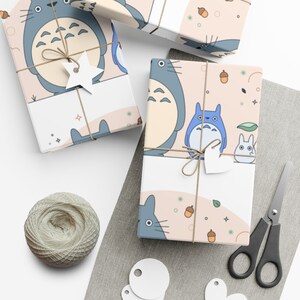 Totoro-themed Gift Wrap - Etsy