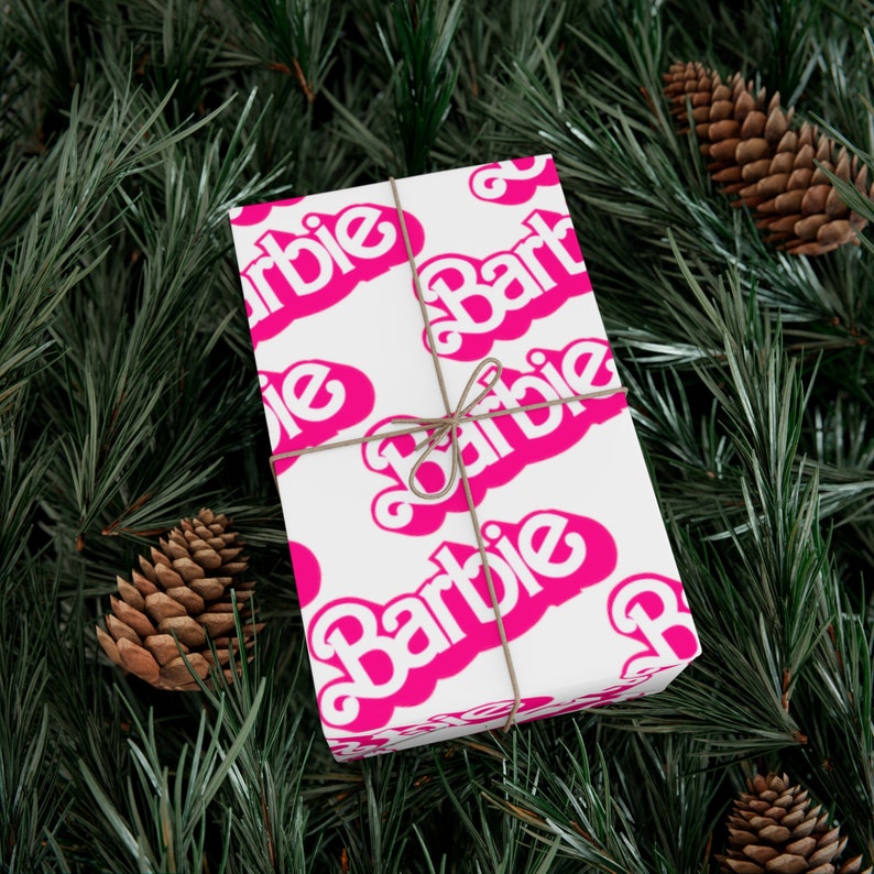 Barbie Gift Wrap - Etsy