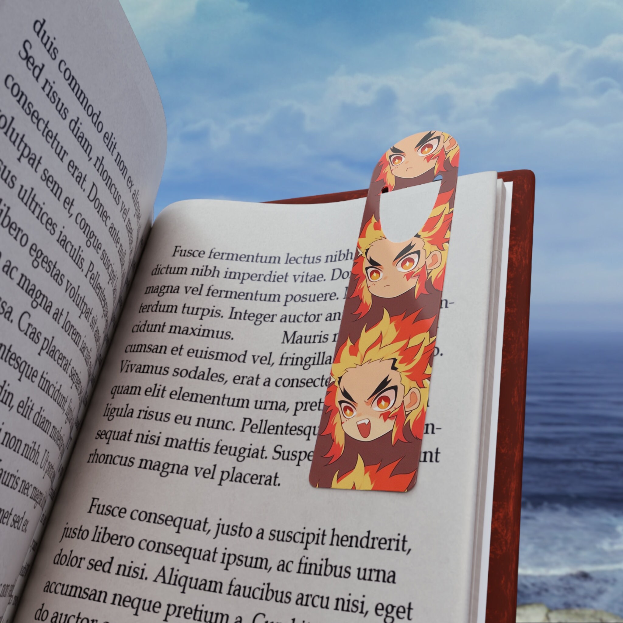 Demon Slayer Rengoku Bookmark - Etsy