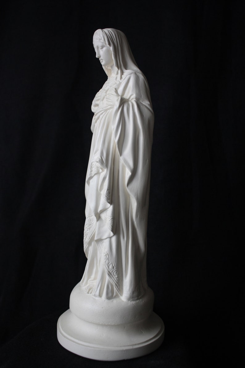 Immaculate Heart of Mary Statue - Etsy