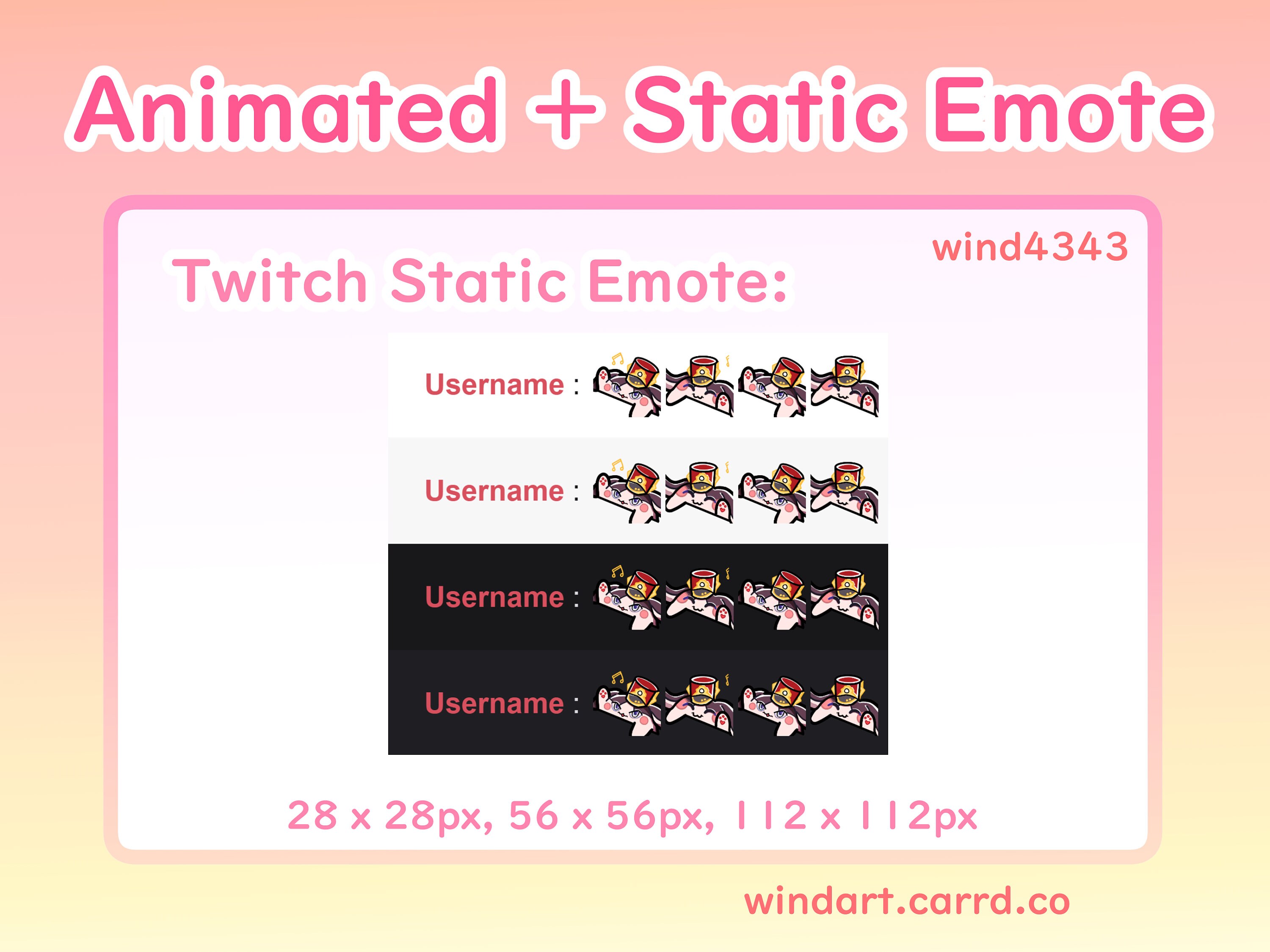 Honkai Star Rail Bongo Pom-pom Animated and Static Emote for - Etsy
