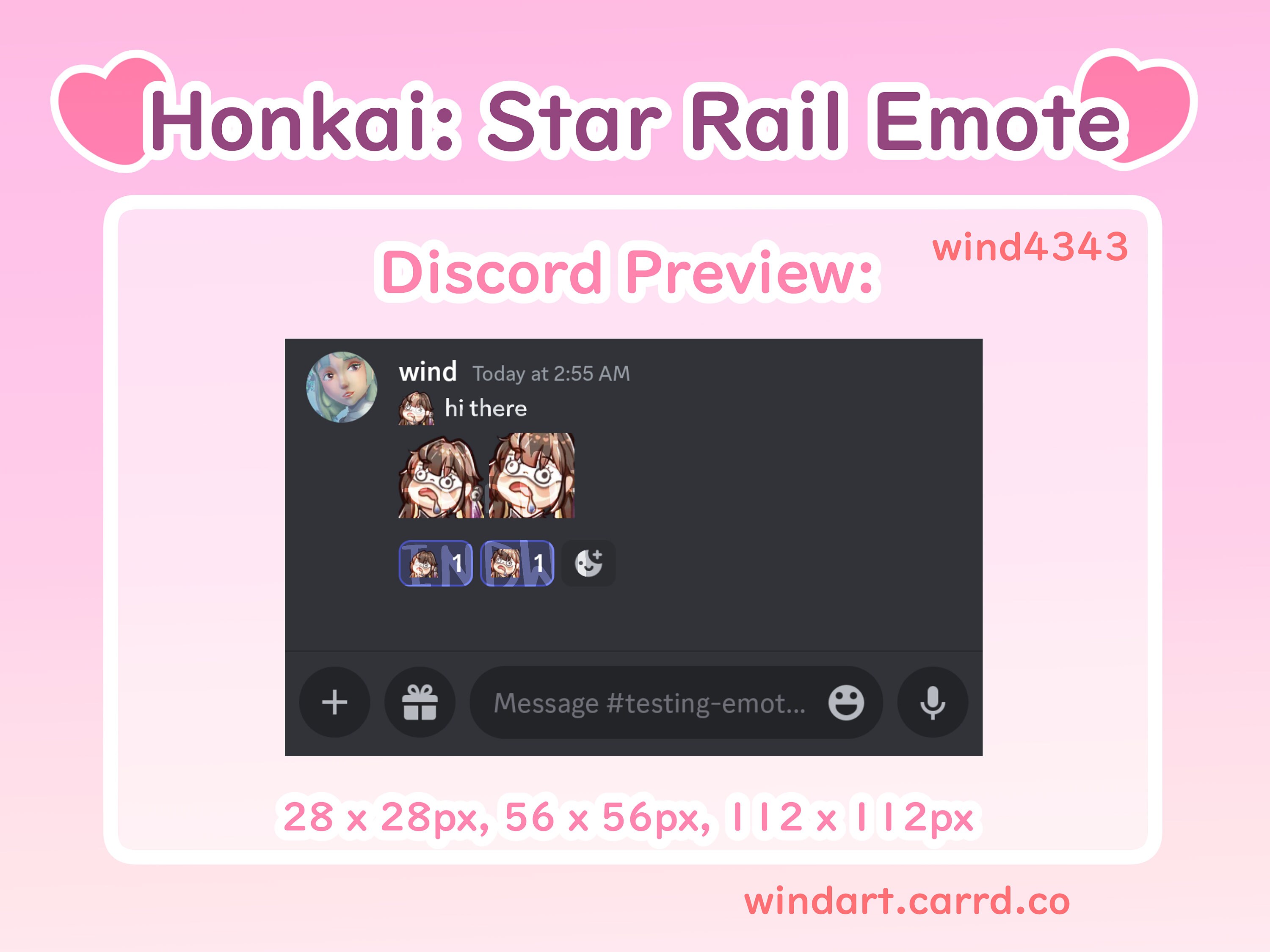 Sushang Sleeping Emote Honkai Star Rail Emote Twitch, Discord and ...