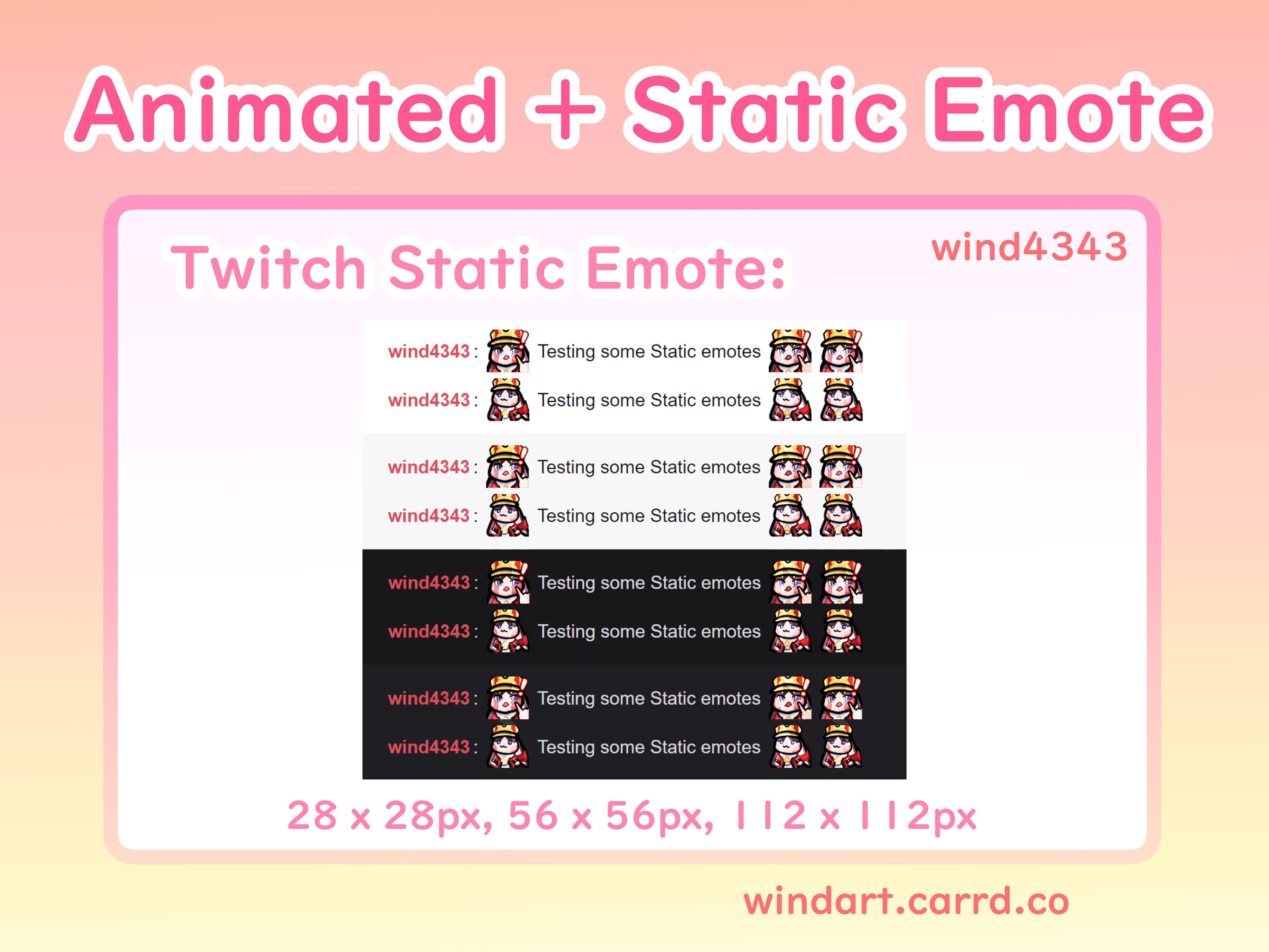Honkai Star Rail Poke Pom-pom Face Animated and Static Emote for Twitch ...