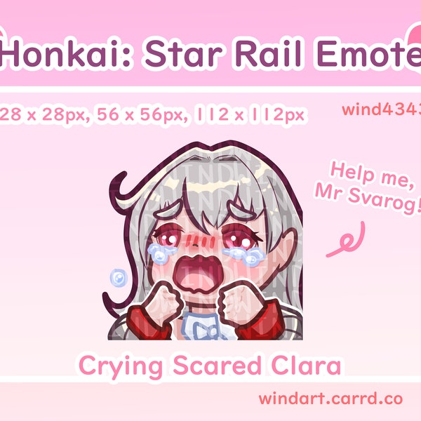 Honkai star rail clara emotes - Etsy España