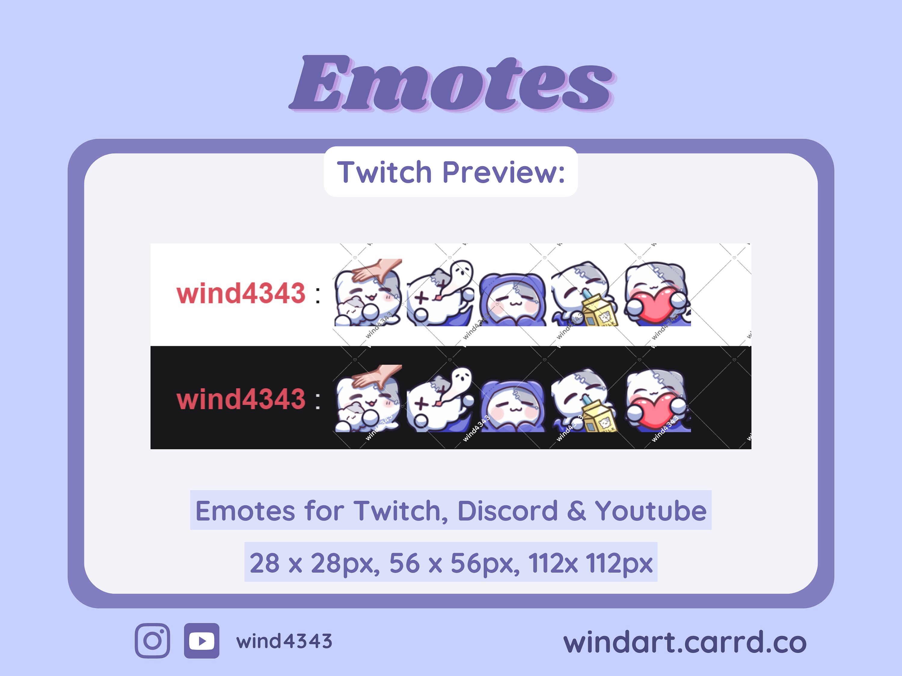 Wubbaboo Emote Set 1 Heart, Drink, Head Pat, Faint, Comfy Honkai Star ...