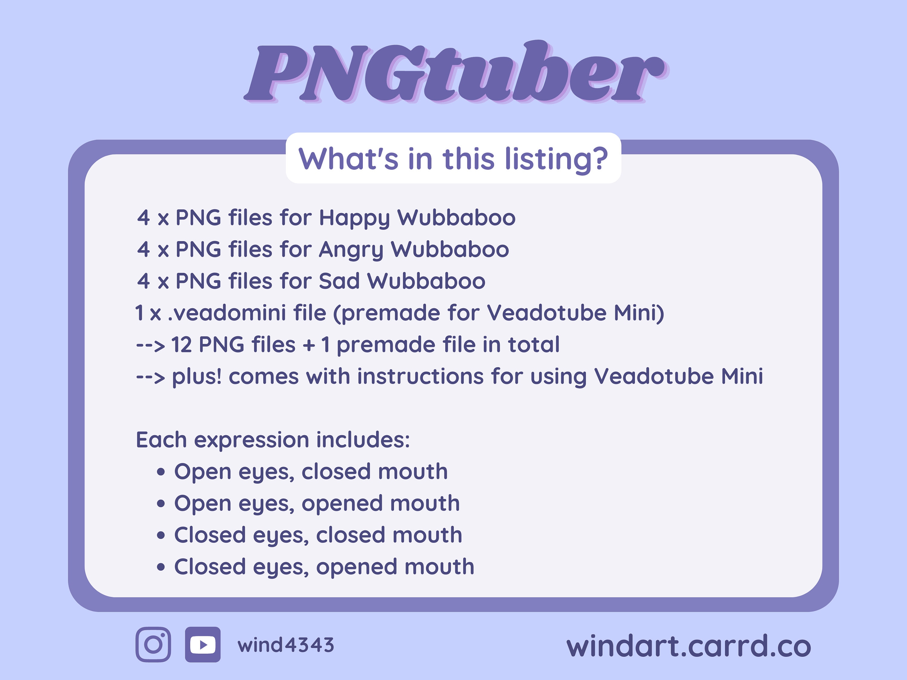 Wubbaboo Pngtuber Comfy Cute White Purple Ghost Honkai Star Rail Twitch ...