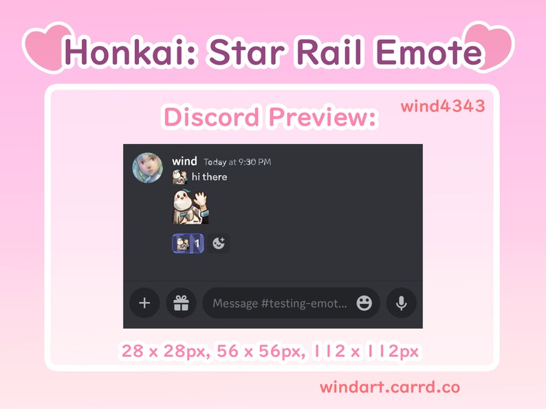 Honkai Star Rail Qingque Raised Hand Hi Emote for Twitch, Discord or ...