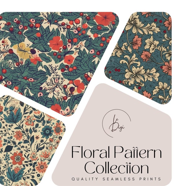 Floral Pattern - Etsy