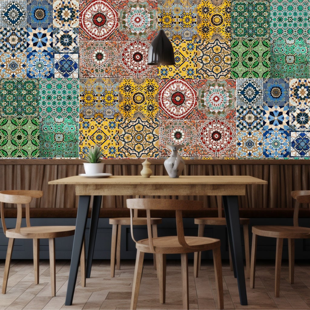 Moroccan Mosaic Patterns Instant Download for Home Decor & Crafts High ...