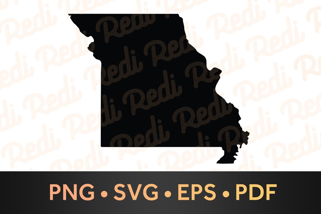 MISSOURI SVG, Missouri State Svg, Usa States Svg, Missouri Silhouette ...