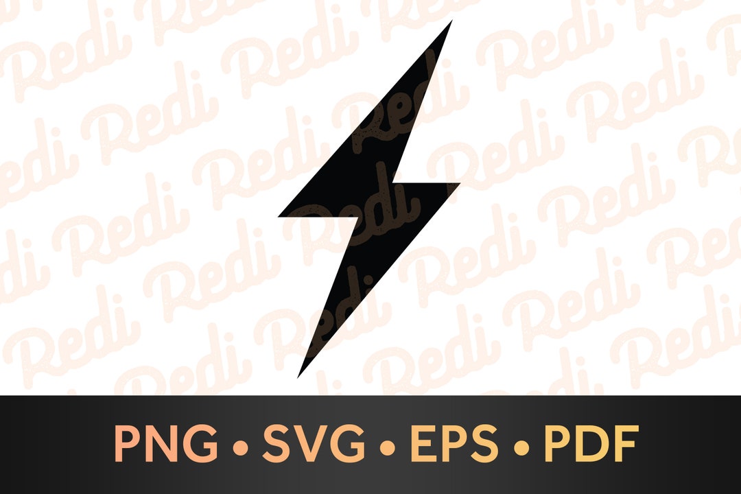 Lightning Bolt Svg, VECTOR, EPS, PNG, Svg, Trendy Svg, Commercial Use ...