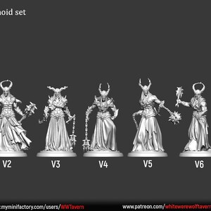 Eyeless Humanoids - Many Eyed Madness - 25mm Base - White Werewolf ...