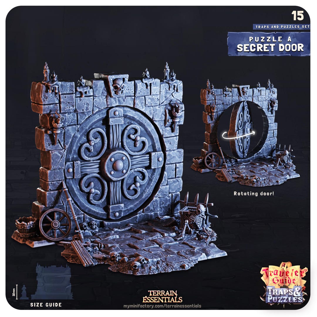 Secret Door - Traps and Puzzles - Scatter Terrain - Terrain Essentials ...
