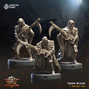 Charon Assassins - Wrath of the Machines - 35mm Height (25mm Base ...
