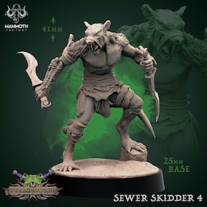 Sewer Skidders - Vermin Horde - 25mm Base - Mammoth Factory - RPG ...
