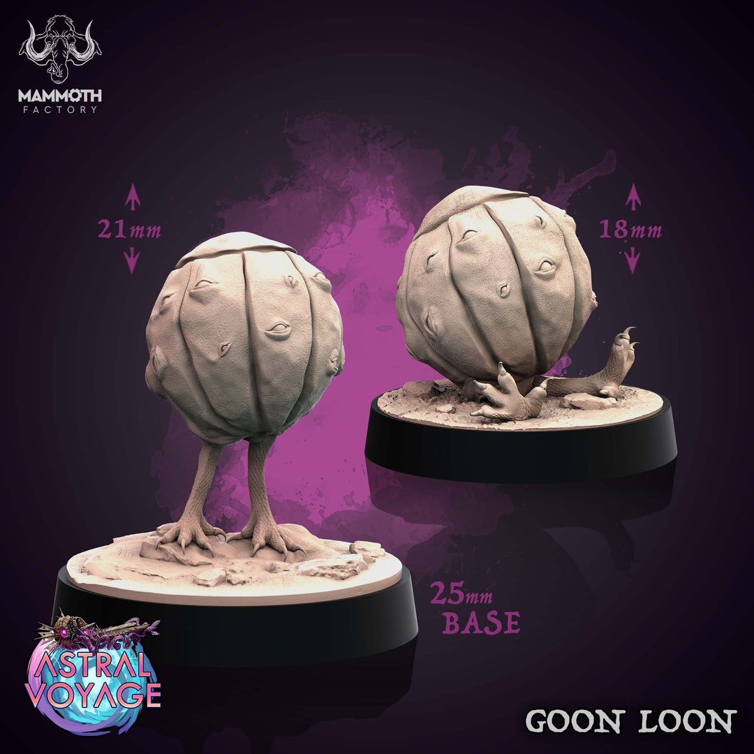 Loon Goon Astral Voyage 25mm Base Mammoth Factory RPG Tabletop Dungeons ...