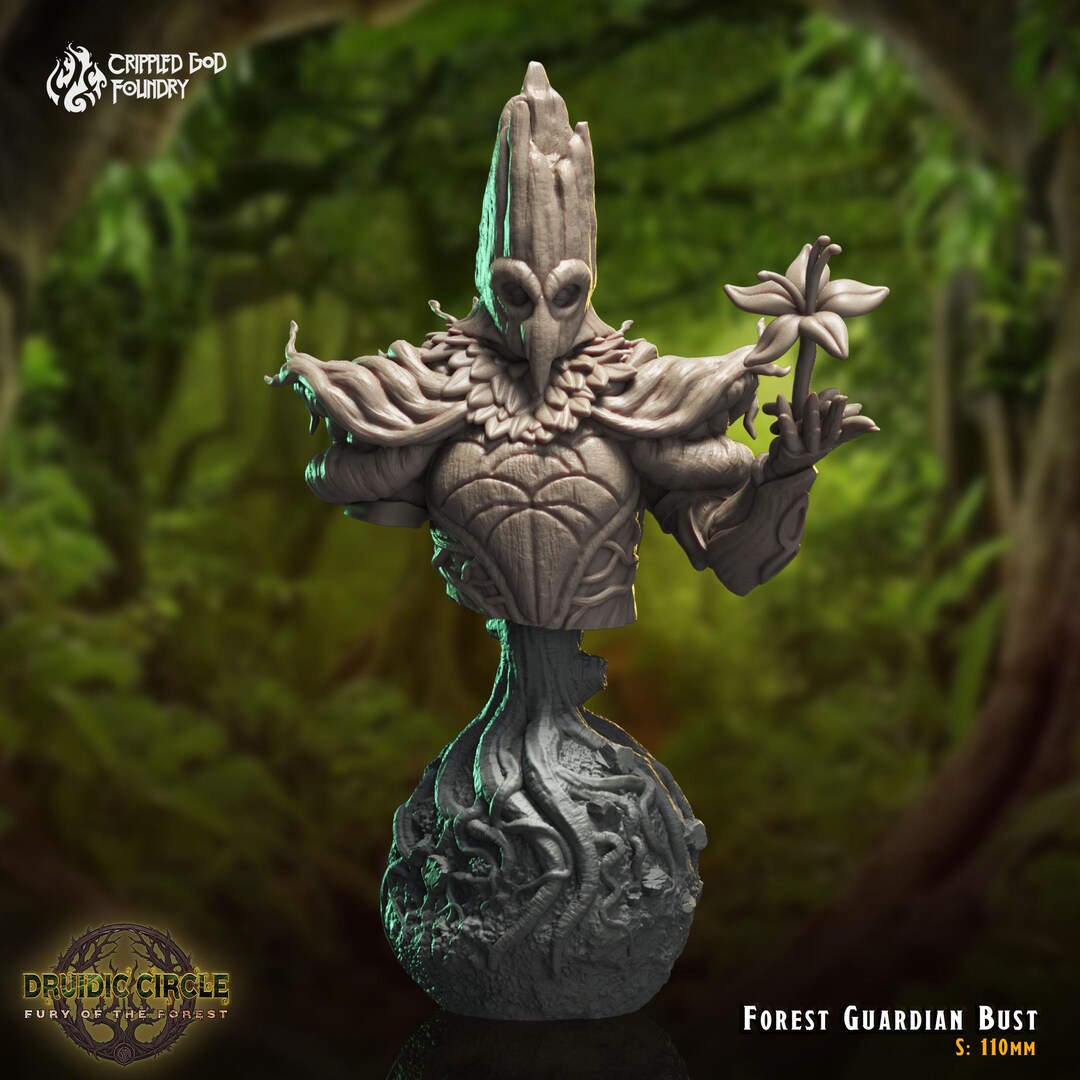 Forest Guardians, Bust - Druidic Circle - Display Figurine ...