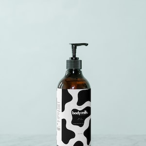 Skincare Template Label Collection, Body Milk DIY Editable, Cosmetic ...