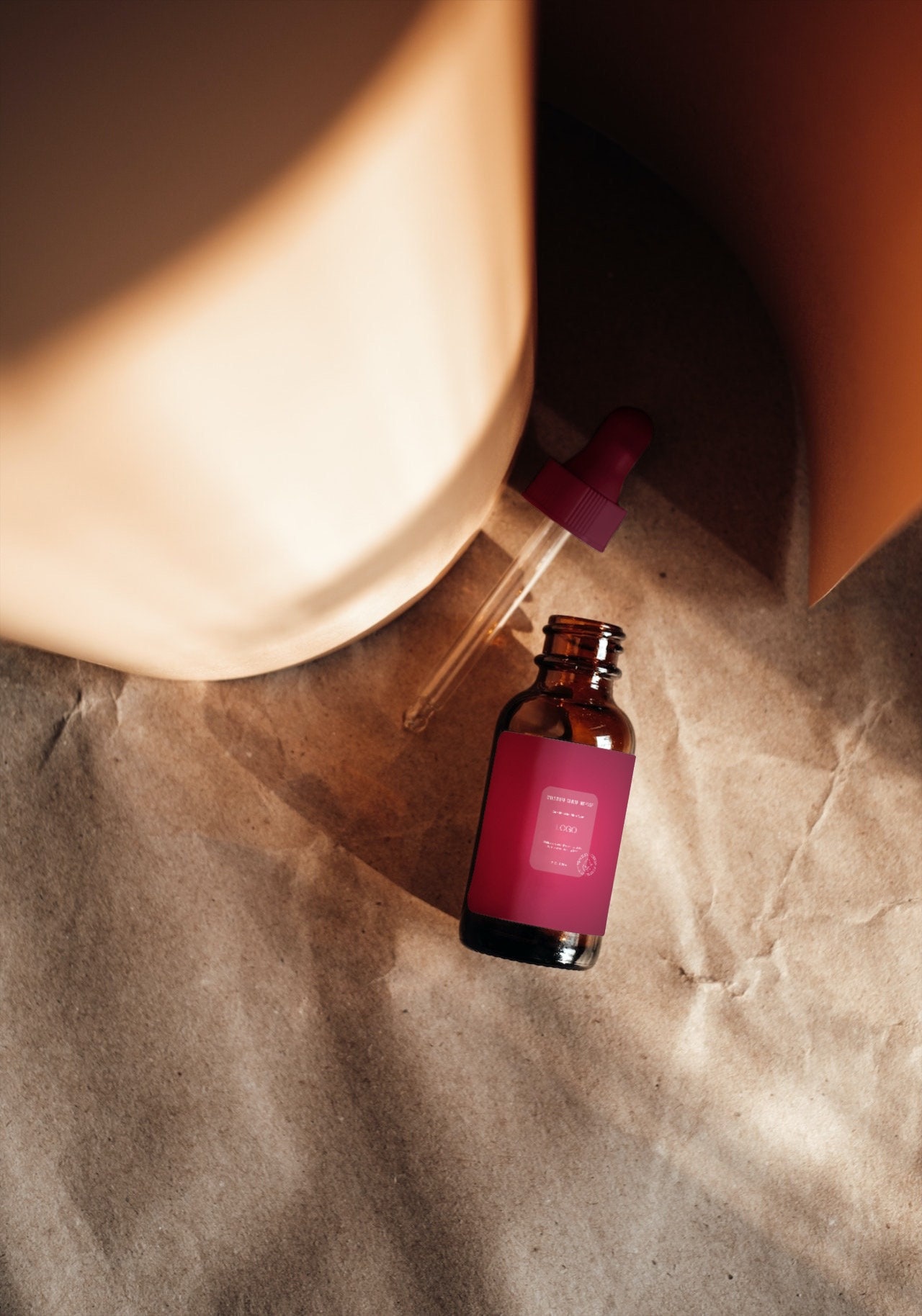 Skincare Labels Set, Canva Product Label Sticker, Intense Raspberry ...