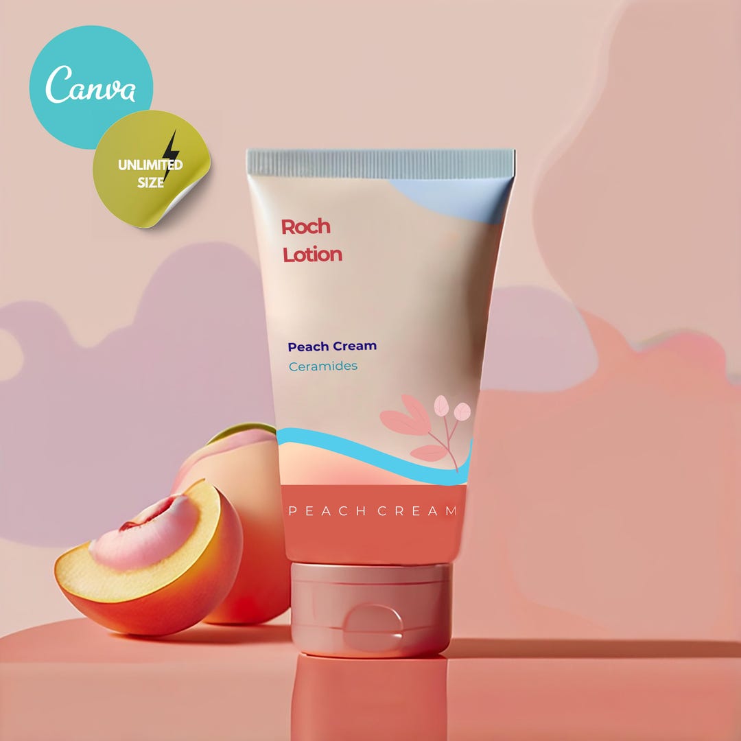 Hand Cream Label Template, Printable Body Butter Labels for Skincare ...