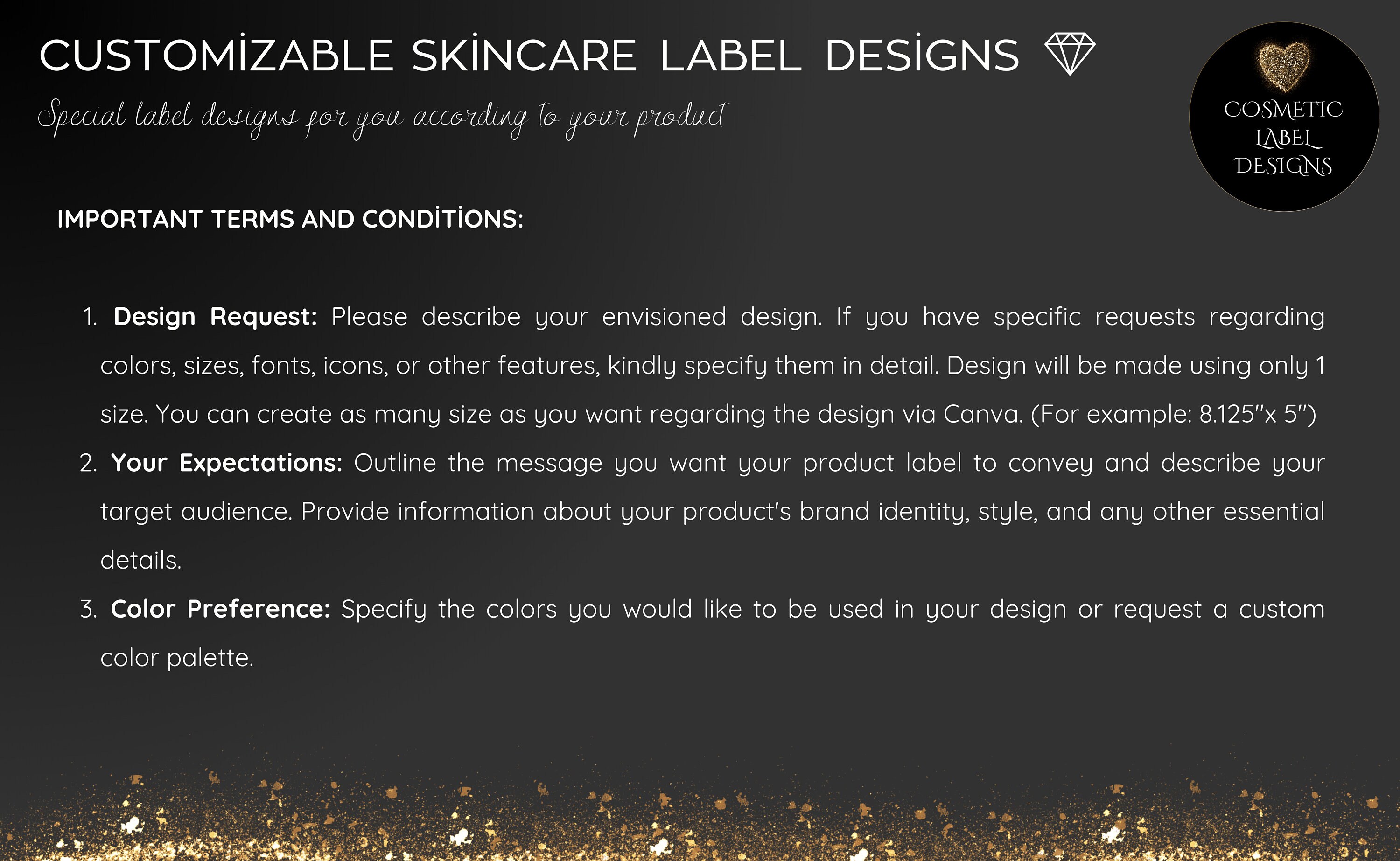 Customizable Skincare Label Designs, Customize Canva Product Label ...