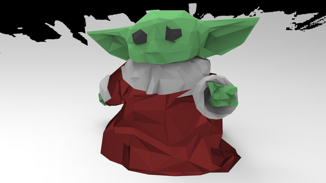 Baby Yoda, Star Wars Papercraft, Origami, DIY Paper Craft Model ...
