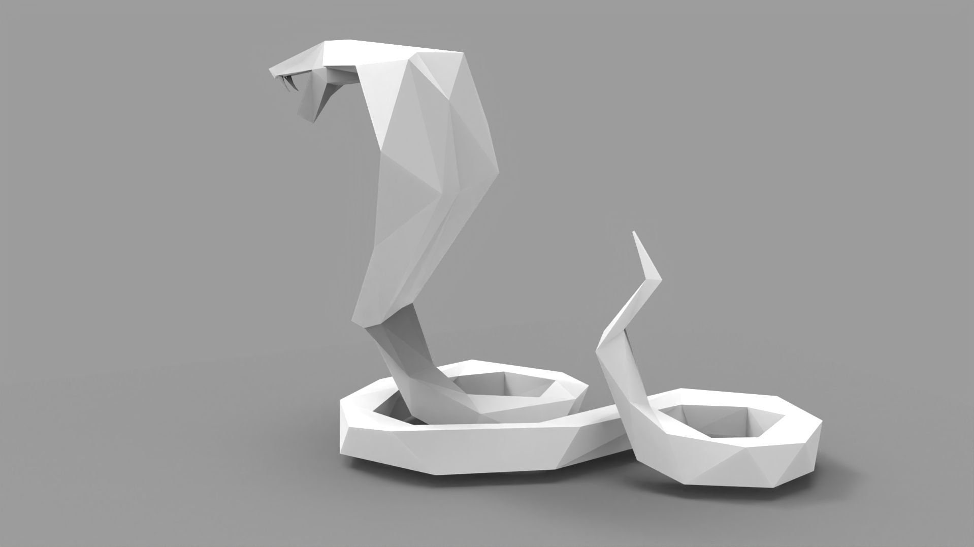 Snake Cobra Paper Craft / Dıy / Metal Craft / Papercraft Working / Pdf ...