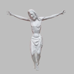 Jesus, Jesus Papercraft, Origami, DIY Paper Craft Model Template, 3D ...