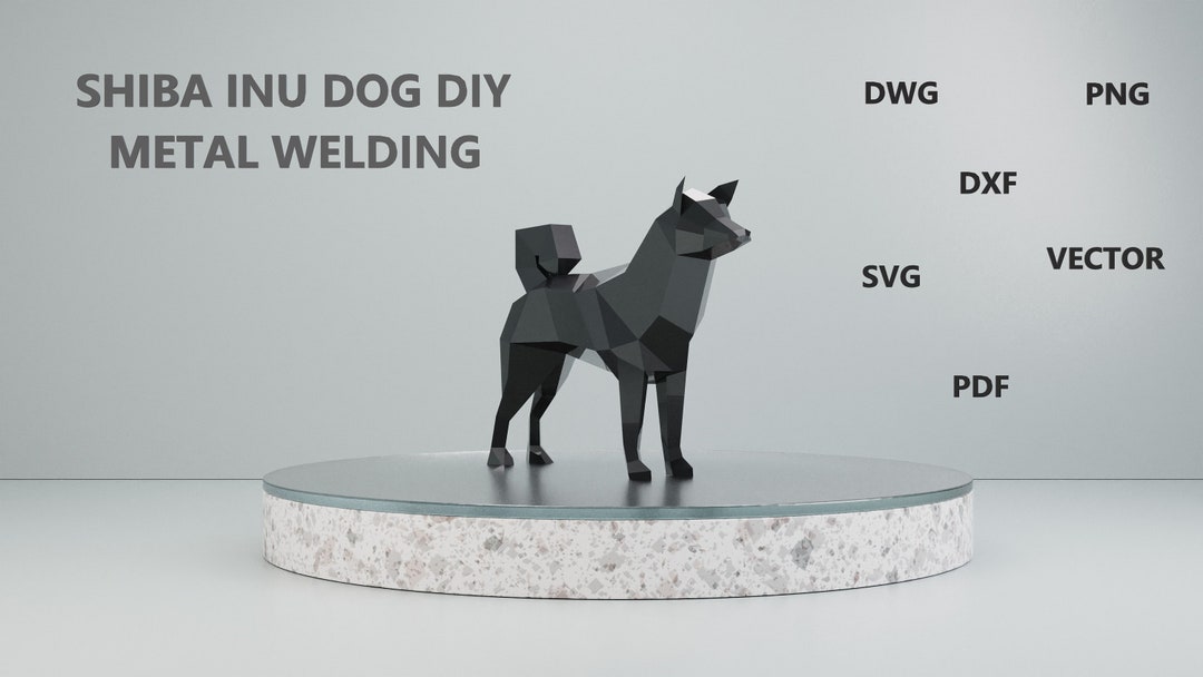 Shıba Inu Metal Welding / Dıy / Metal Craft / Metal Working / Dxf /dwg ...