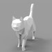 Cat Paper Craft / Dıy / Metal Craft / Papercraft Working / Dxf /dwg ...