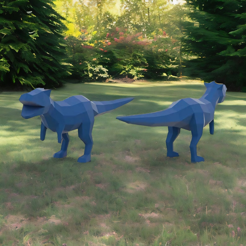 Dinosaur, Dinosaur Papercraft, Origami, DIY Paper Craft Model Template ...