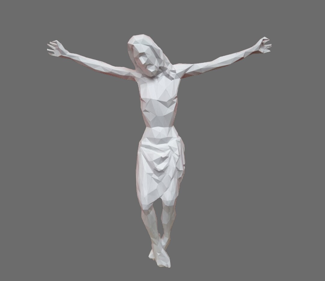 Jesus, Jesus Papercraft, Origami, DIY Paper Craft Model Template, 3D ...