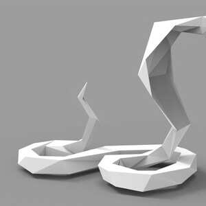 Snake Cobra Paper Craft / Dıy / Metal Craft / Papercraft Working / Pdf ...