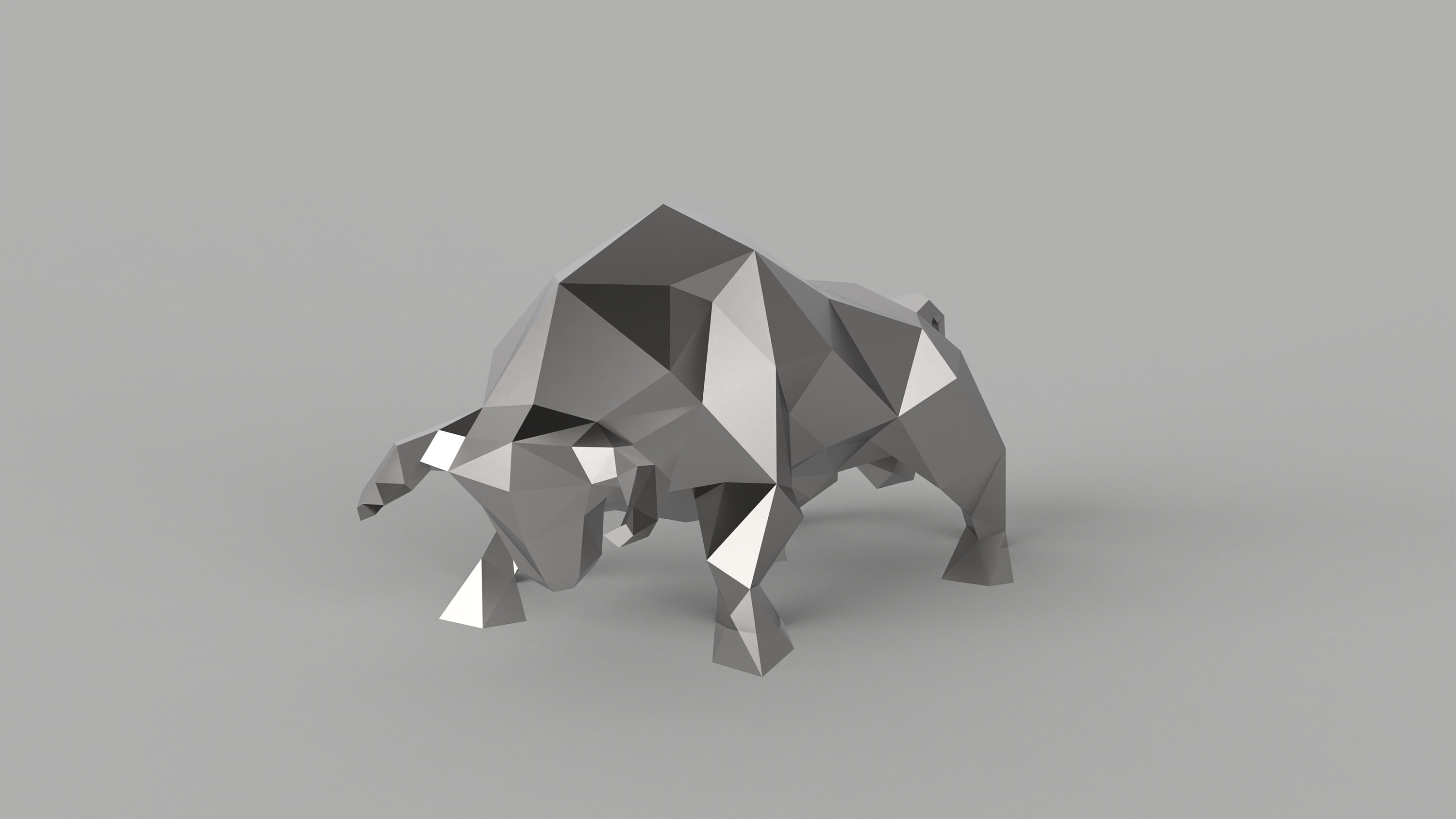 Metal Bull Statue for Welding. DXF Laser Cutting Template - Etsy