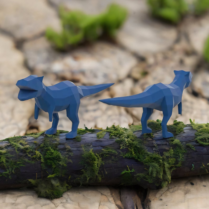 Dinosaur, Dinosaur Papercraft, Origami, DIY Paper Craft Model Template ...