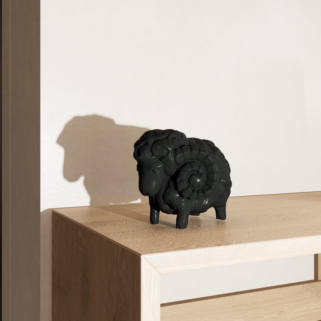 3d Lamb Statue, Wall Decor, Home Decor, Home and Office Decor, Unique ...